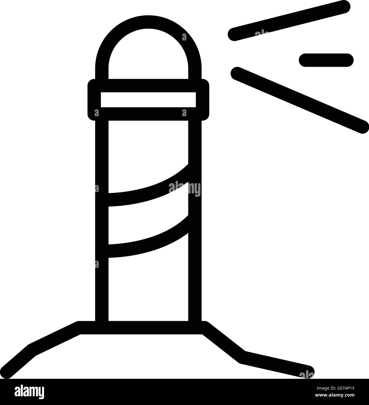 Coastal radar tower Stock Vector Images - Alamy