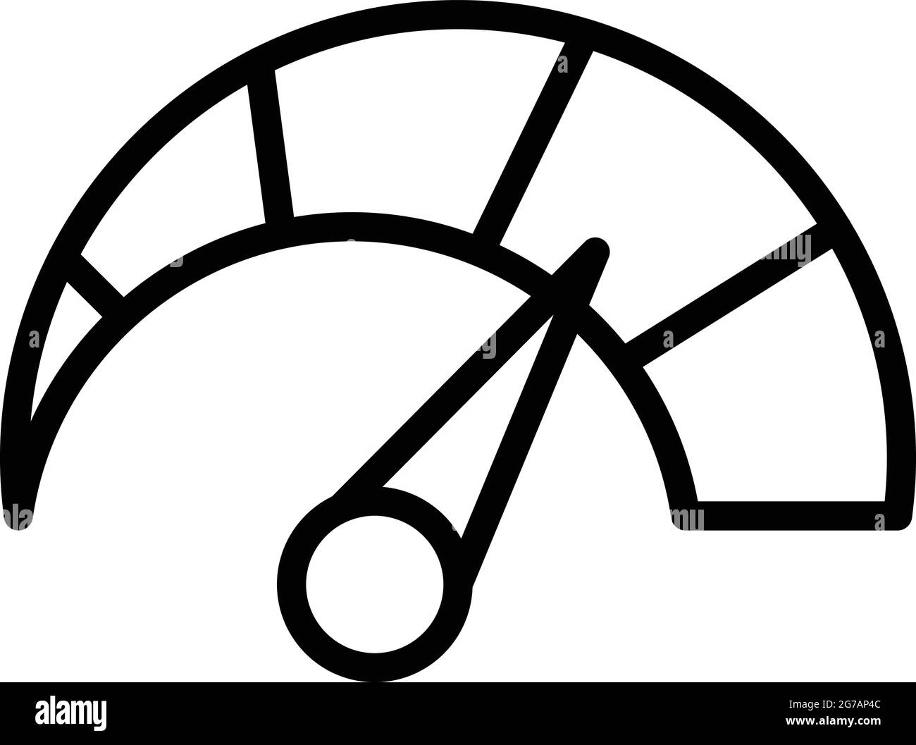 Speedometer Icon Outline Vector Speed Km Car Indicator Stock Vector Image And Art Alamy