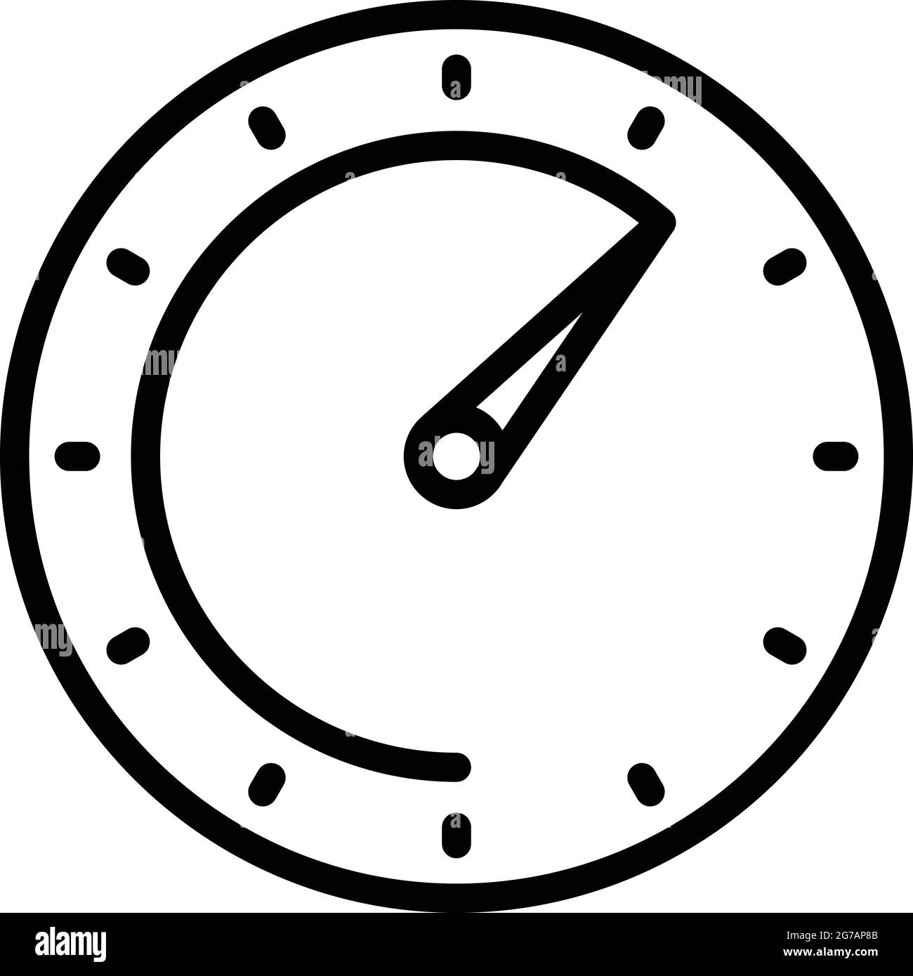 Car dashboard icon outline vector. Panel meter instrument. Auto control ...