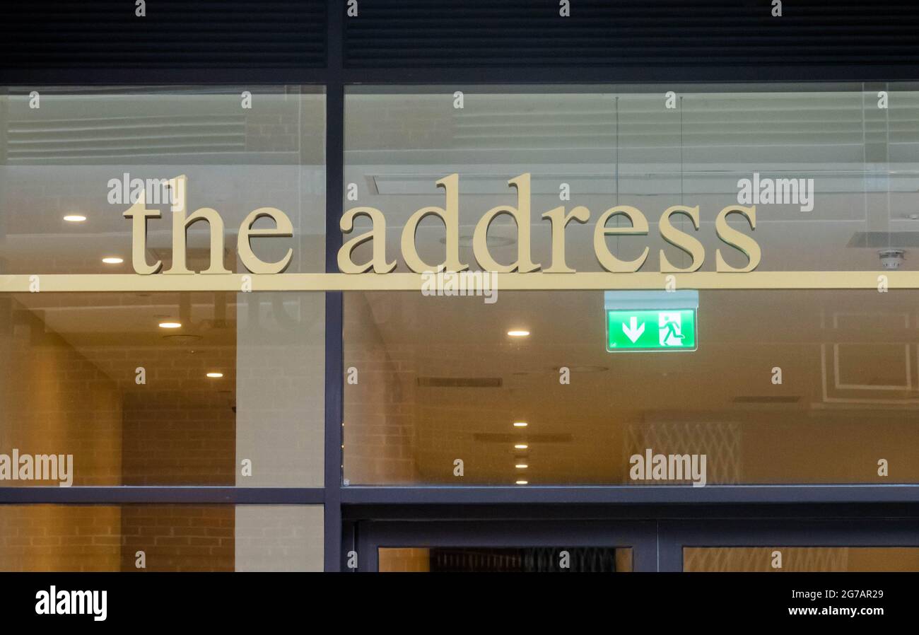 The Address, an exclusive apartment building in the Ropewalks district ...