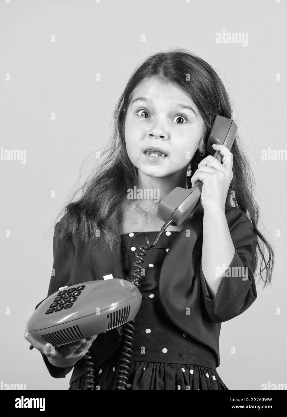 Surprising news. Little talker. Retro style. Communication concept ...