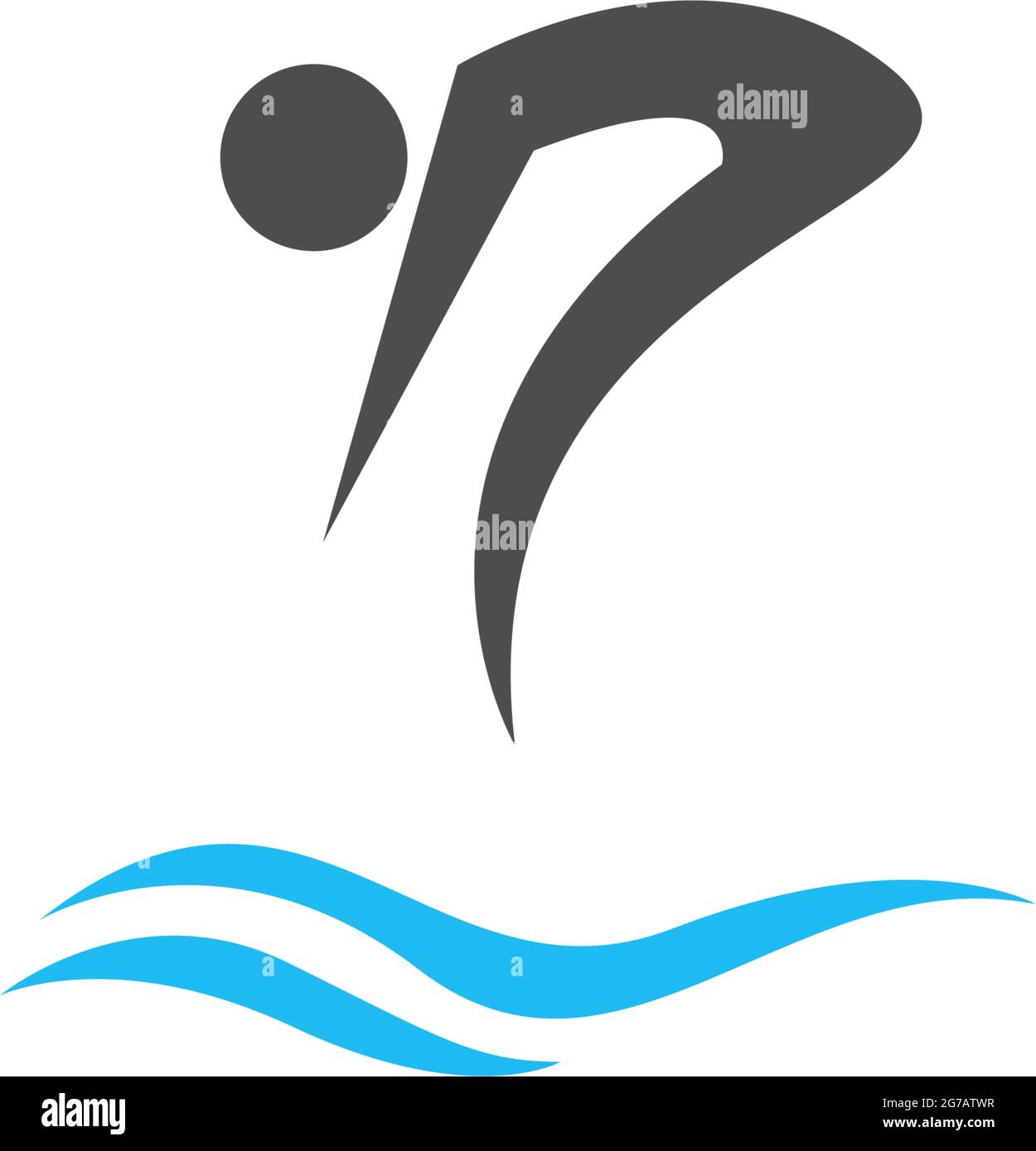 Water sport icon logo design vector template illustration Stock Vector ...