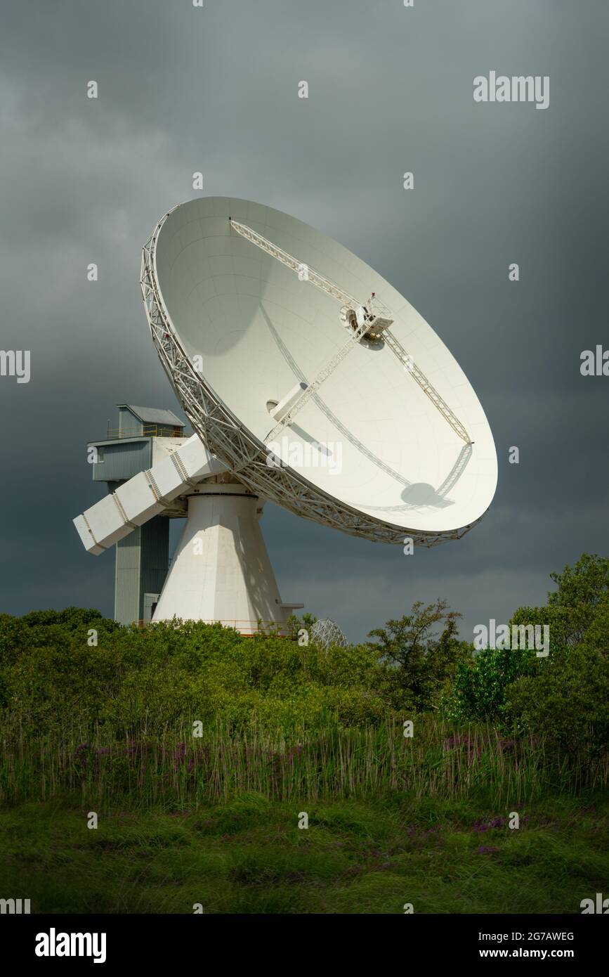 Goonhilly earth station cornwall england uk Stock Photo - Alamy