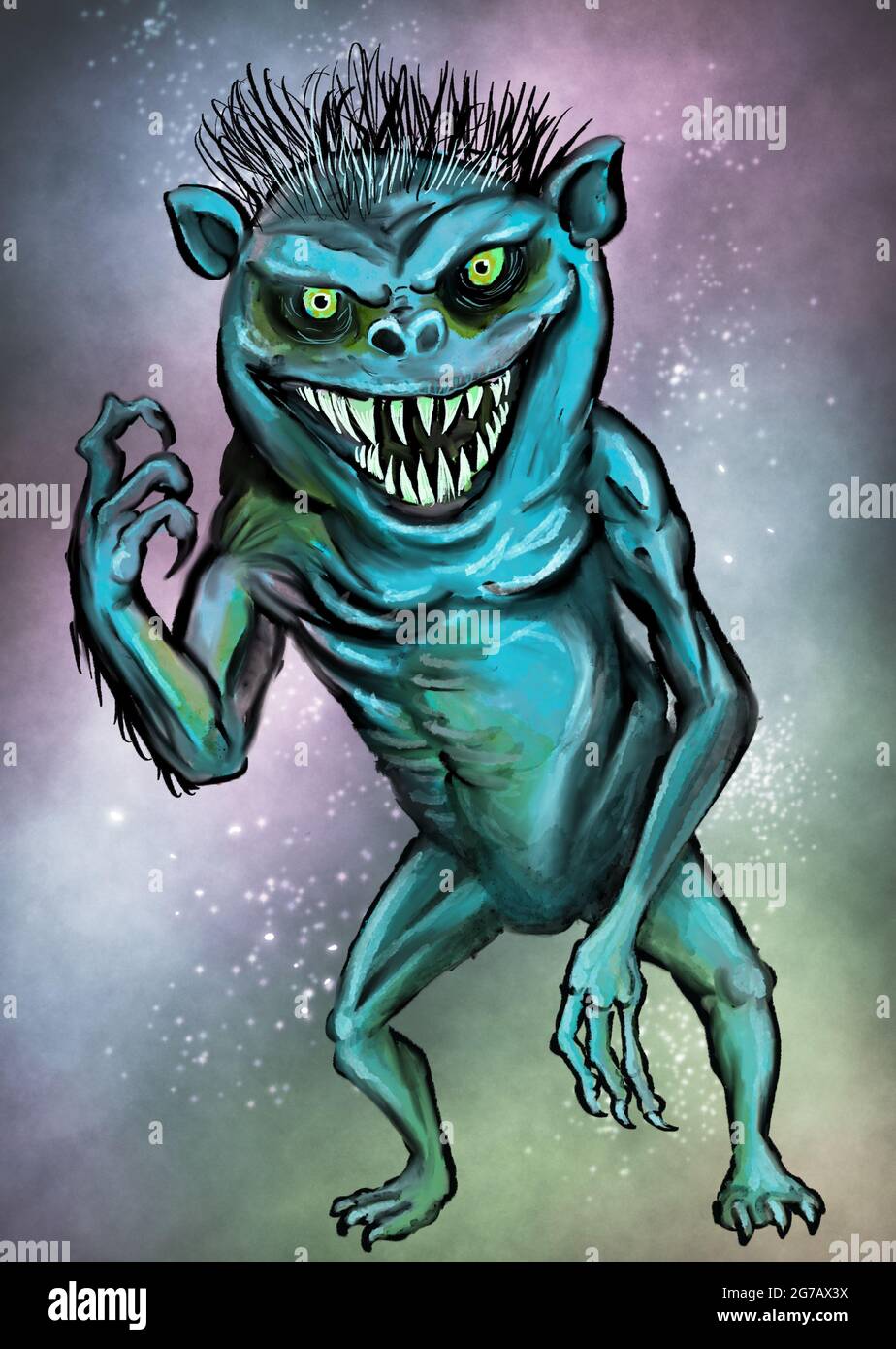 Evil Creatures Drawings