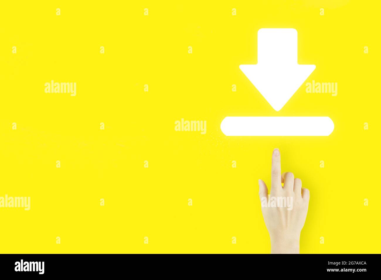 Hand Upload High Resolution Stock Photography and Images - Alamy