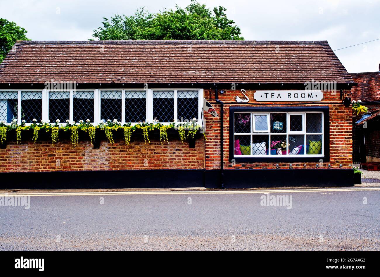 The Tea Room, Eynsford, Kent, England Stock Photo - Alamy