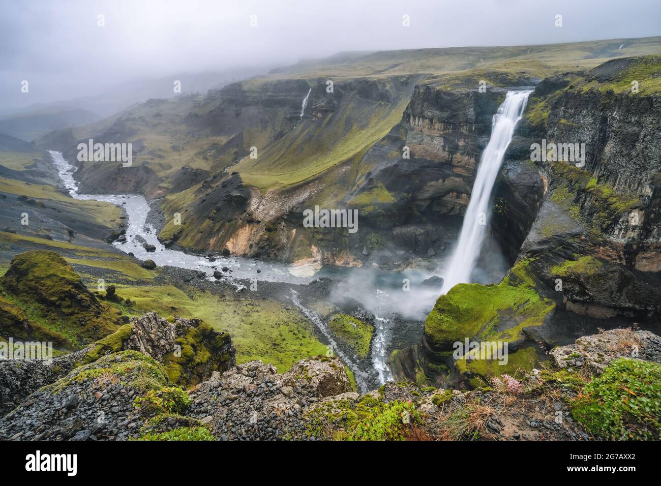 Waterfall fossa river fossa iceland hi-res stock photography and images ...