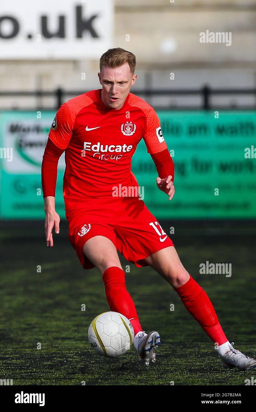 Connah's Quay Nomads' Declan Poole during the UEFA Champions League ...