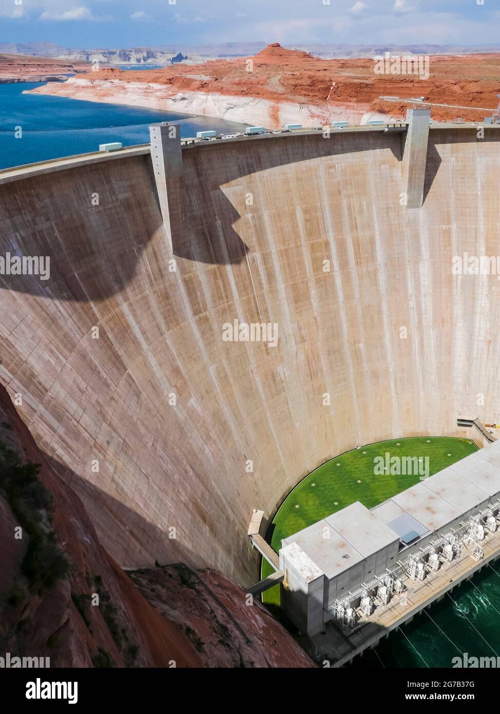 Glen Canyon Dam, Arizona, USA Stock Photo - Alamy