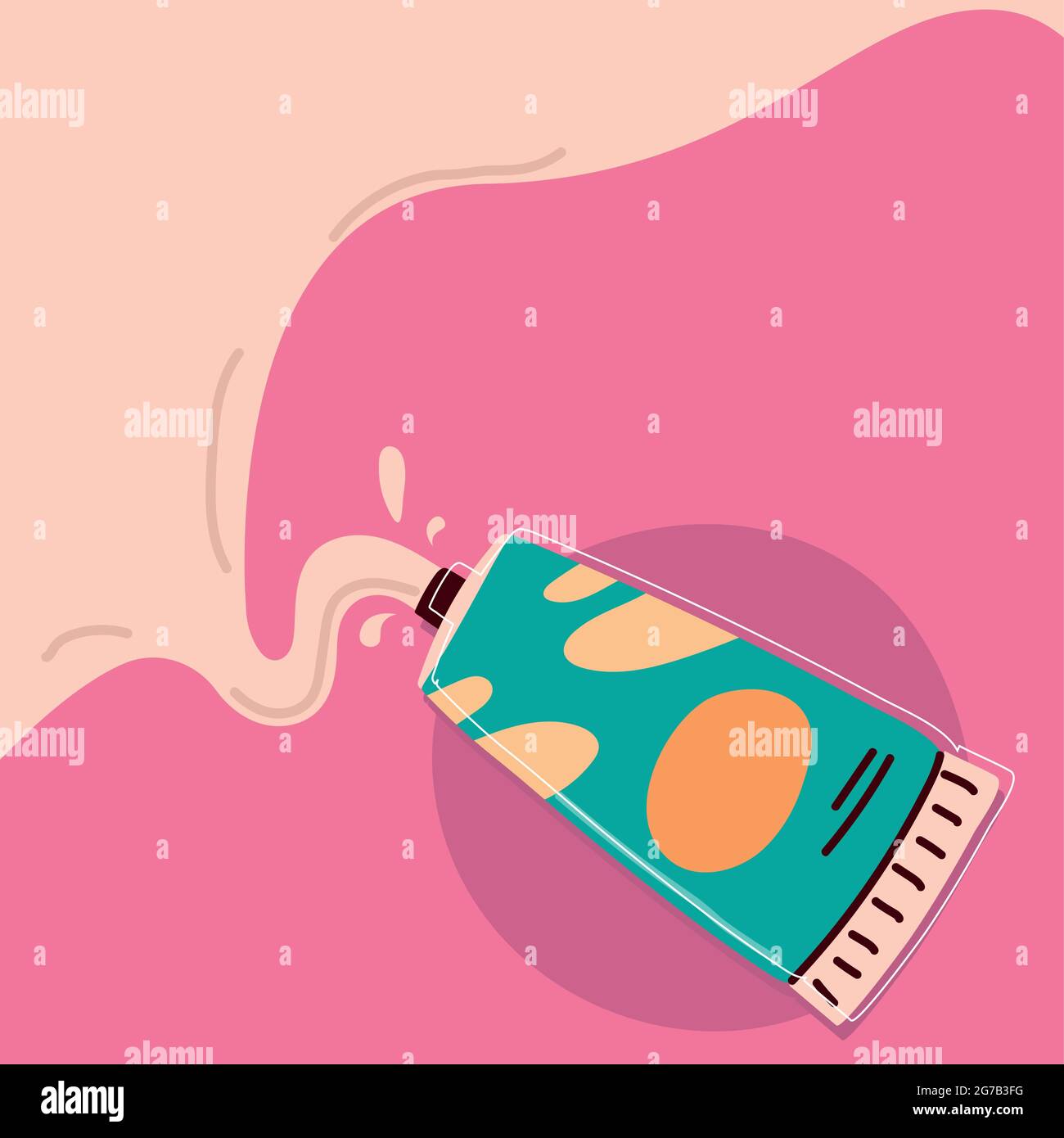 Liquid makeup foundation in tube Stock Vector Images - Alamy