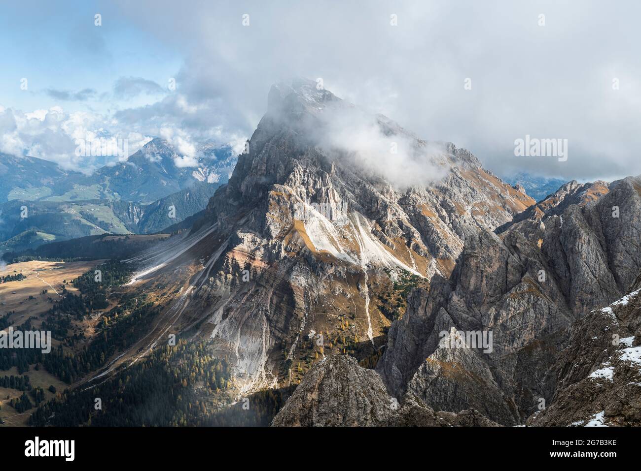 Peitlerkofel, Villnöss Valley, Italy Stock Photo - Alamy