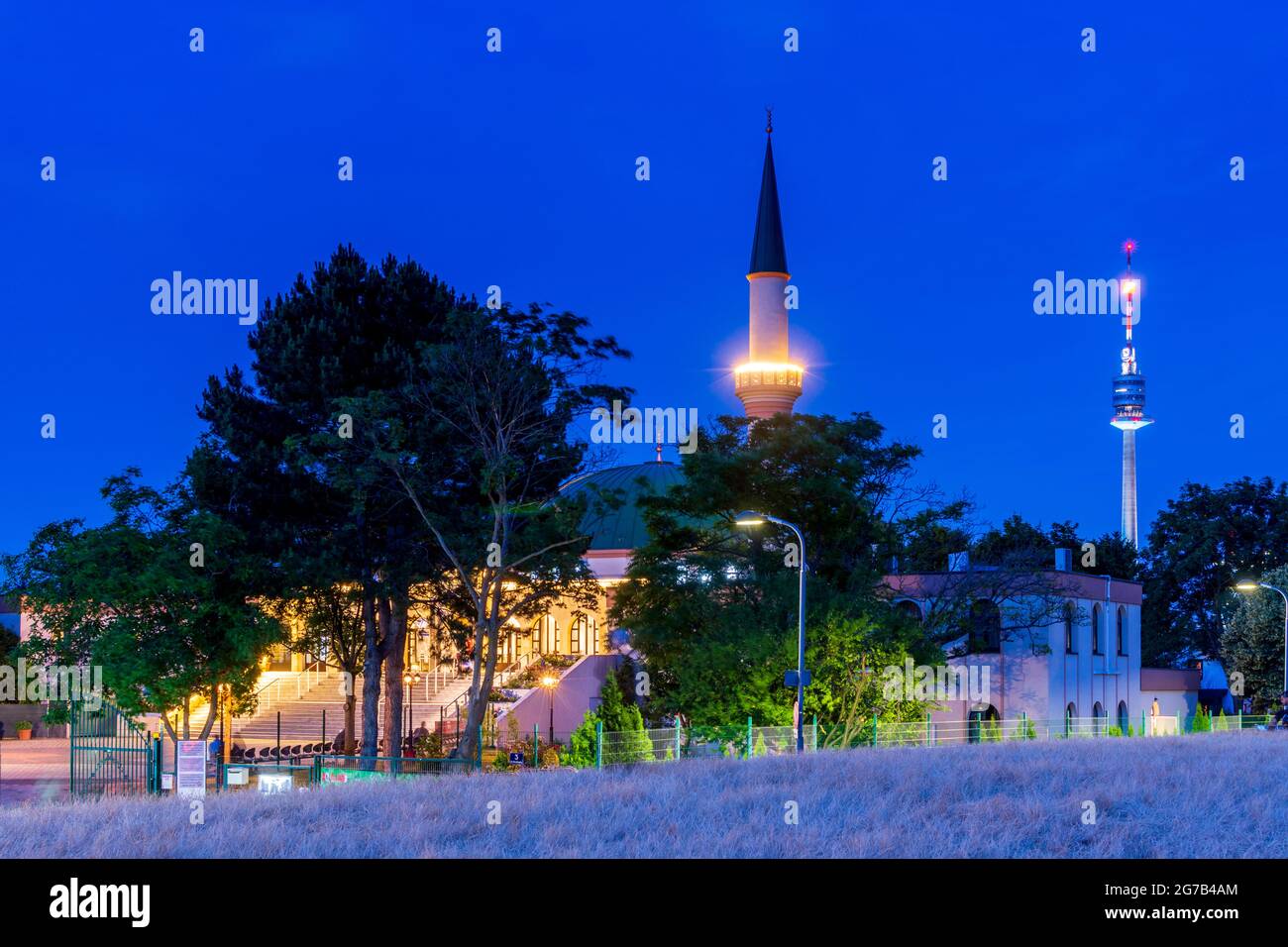Vienna, mosque of Islamisches Zentrum Wien (Islamic Center Vienna ...