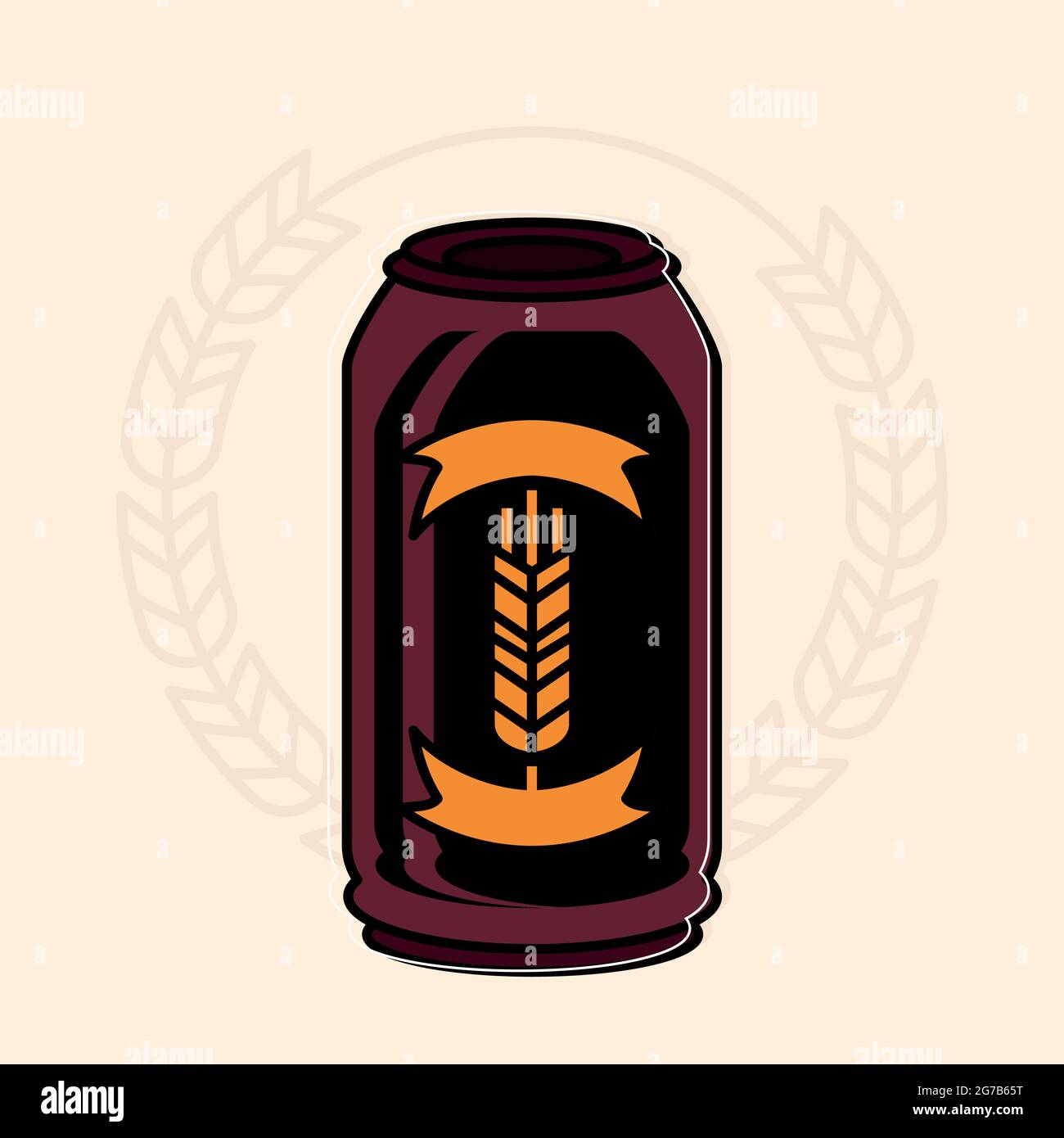 beer can drink Stock Vector Image & Art - Alamy