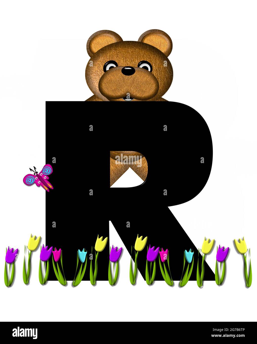 Letter r flowers hi-res stock photography and images - Alamy