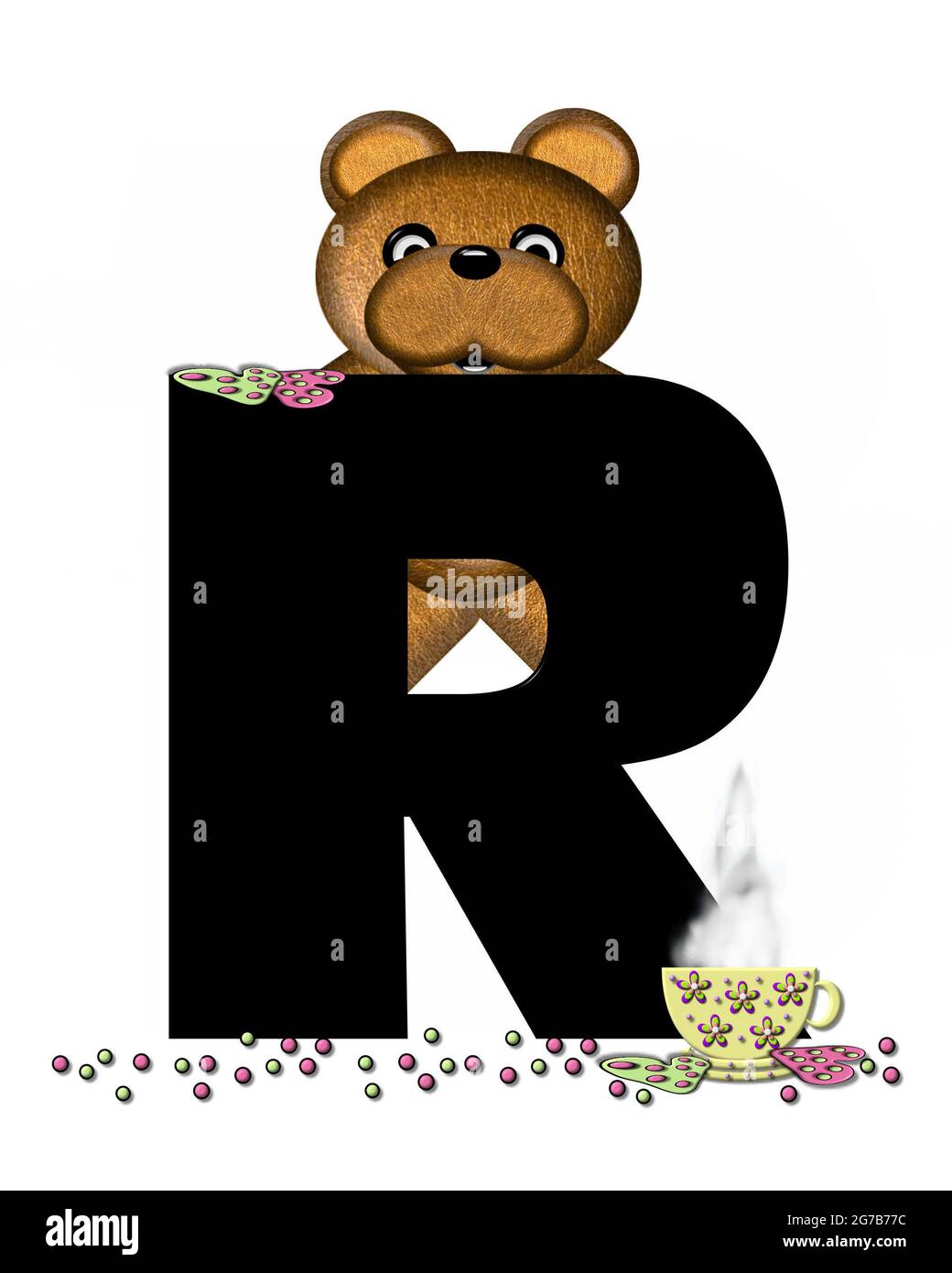 Alphabet R In Heart Wallpaper