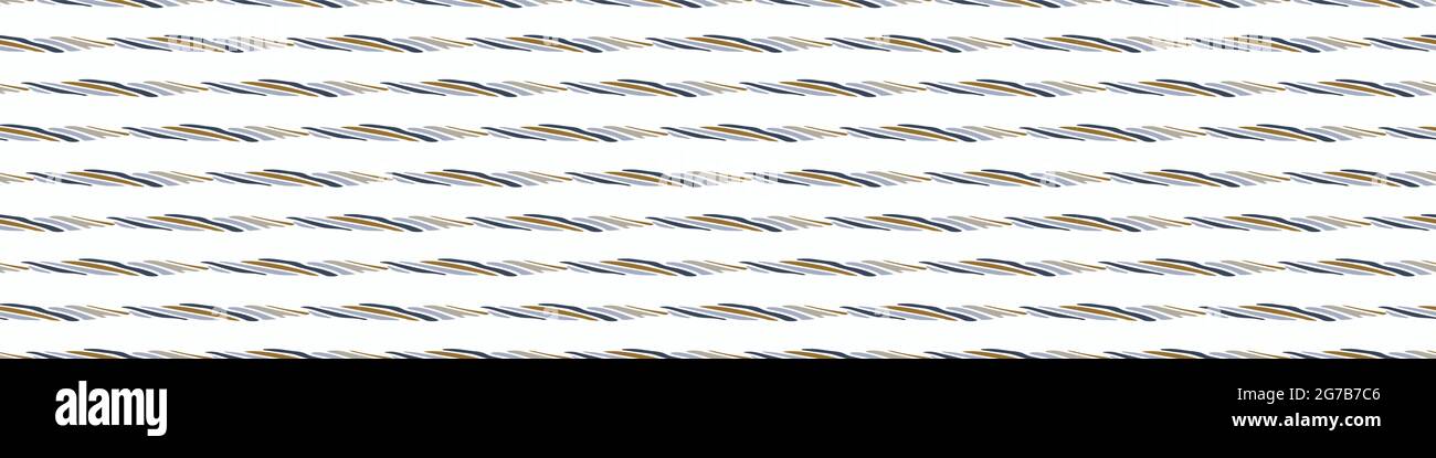 Masculine broken stripe seamless border pattern. Classic retro line ...