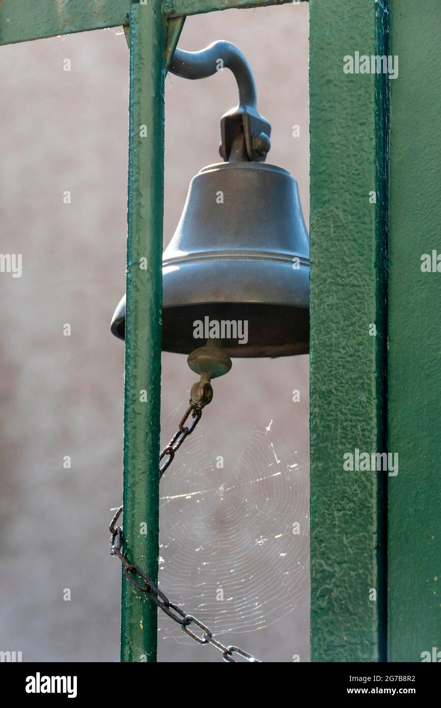 Bell at the entrance hi-res stock photography and images - Alamy