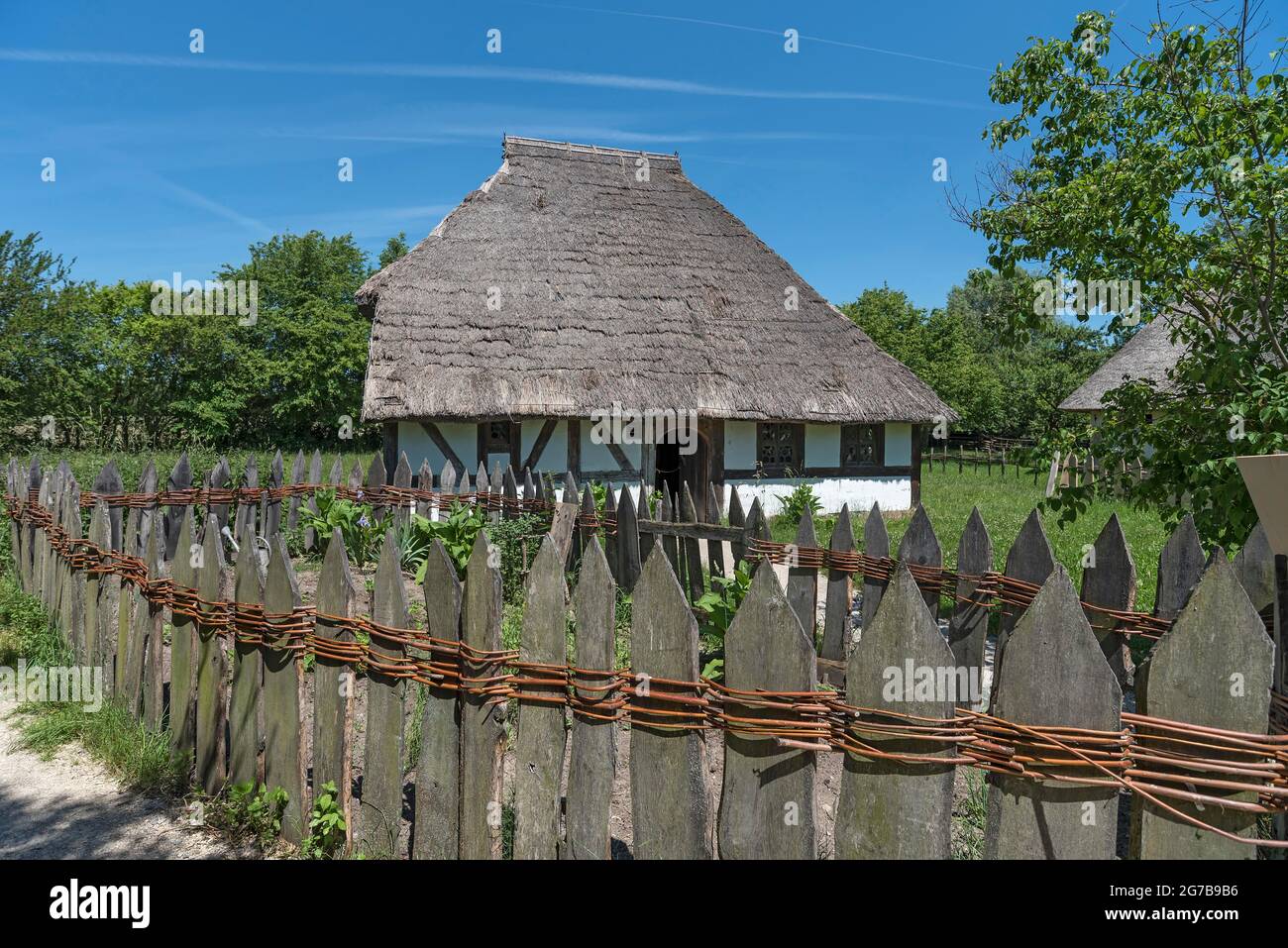 Swedish house with cottage garden, built in 1554, small farmhouse in ...