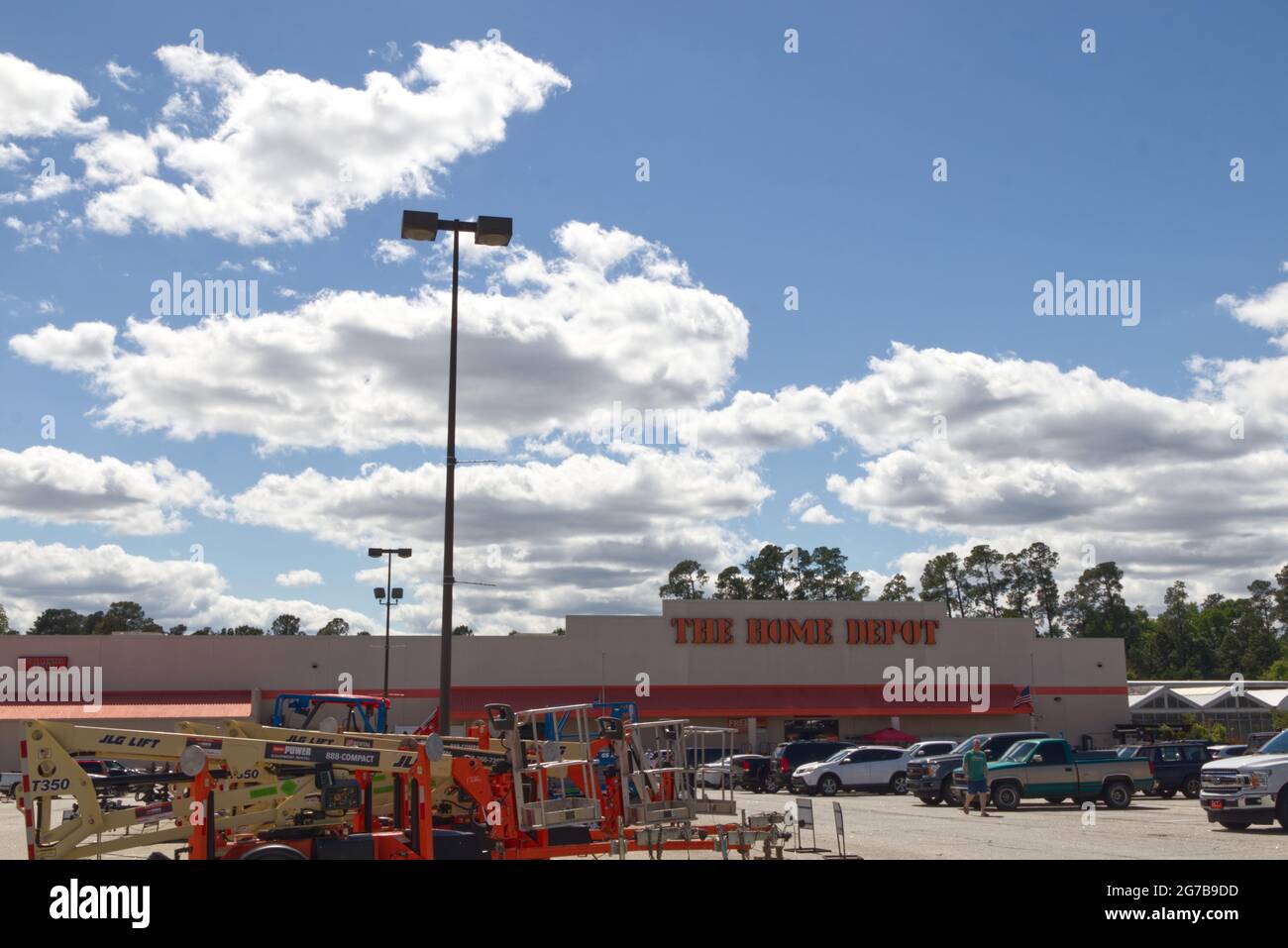 Columbia County, Ga USA - 04 25 21: Home Depot retail store building ...