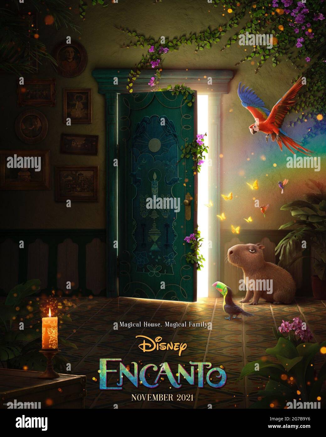 ENCANTO, advance poster, 2021. © Walt Disney Studios Motion Pictures ...