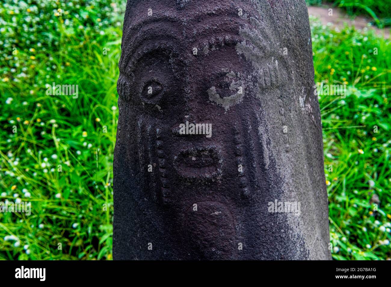 Alok Ikom Stone Monoliths, Alok, Nigeria Stock Photo - Alamy
