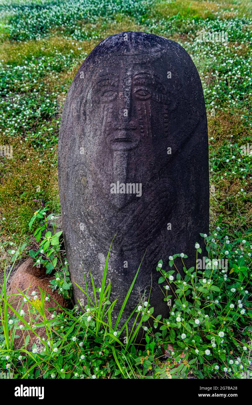 Alok Ikom Stone Monoliths, Alok, Nigeria Stock Photo - Alamy