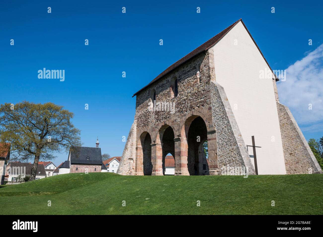 Unesco world heritage site the Abbey of Lorsch, Hesse, Germany Stock ...