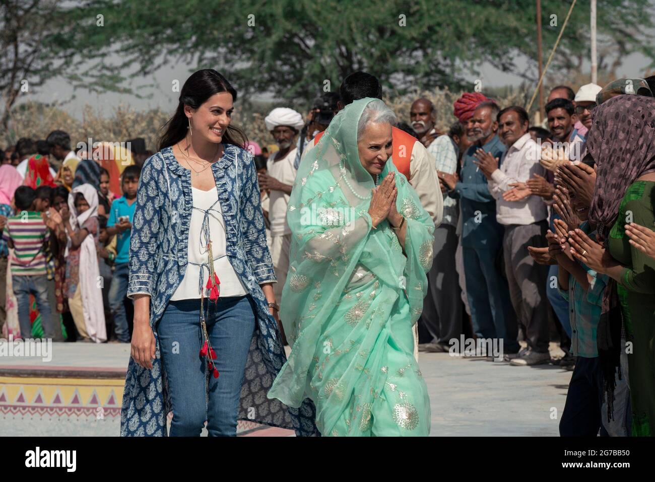 SKATER GIRL, from left: Amy Maghera, Waheeda Rehman, 2021. ph: Kerry ...