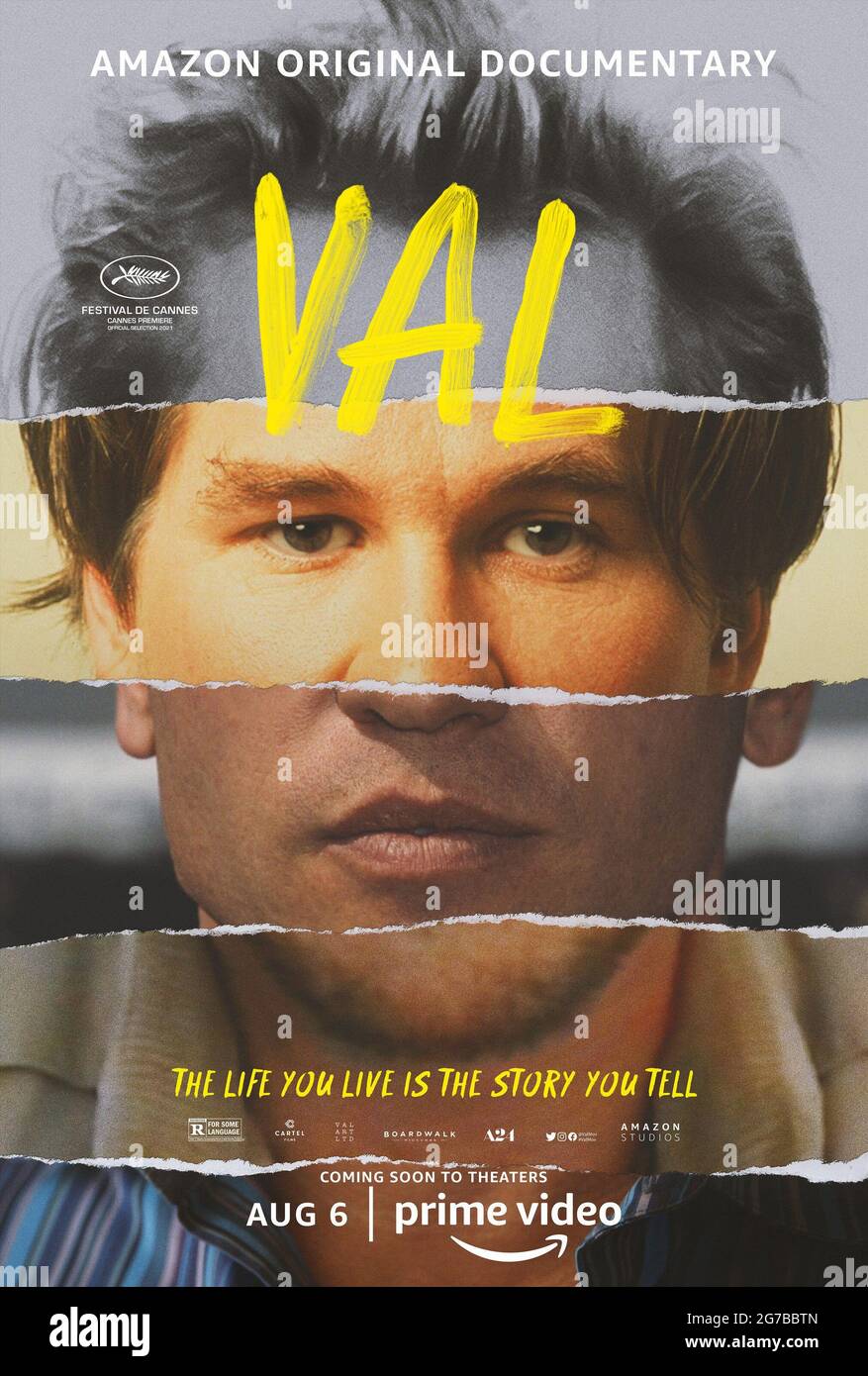 VAL, US poster, Val Kilmer, 2021. © Amazon Studios /Courtesy Everett ...