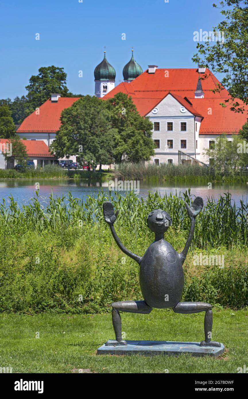 Figure by Prof. Heinrich Kirchner, 1902 to 1984, Image of Hope, Seeon ...