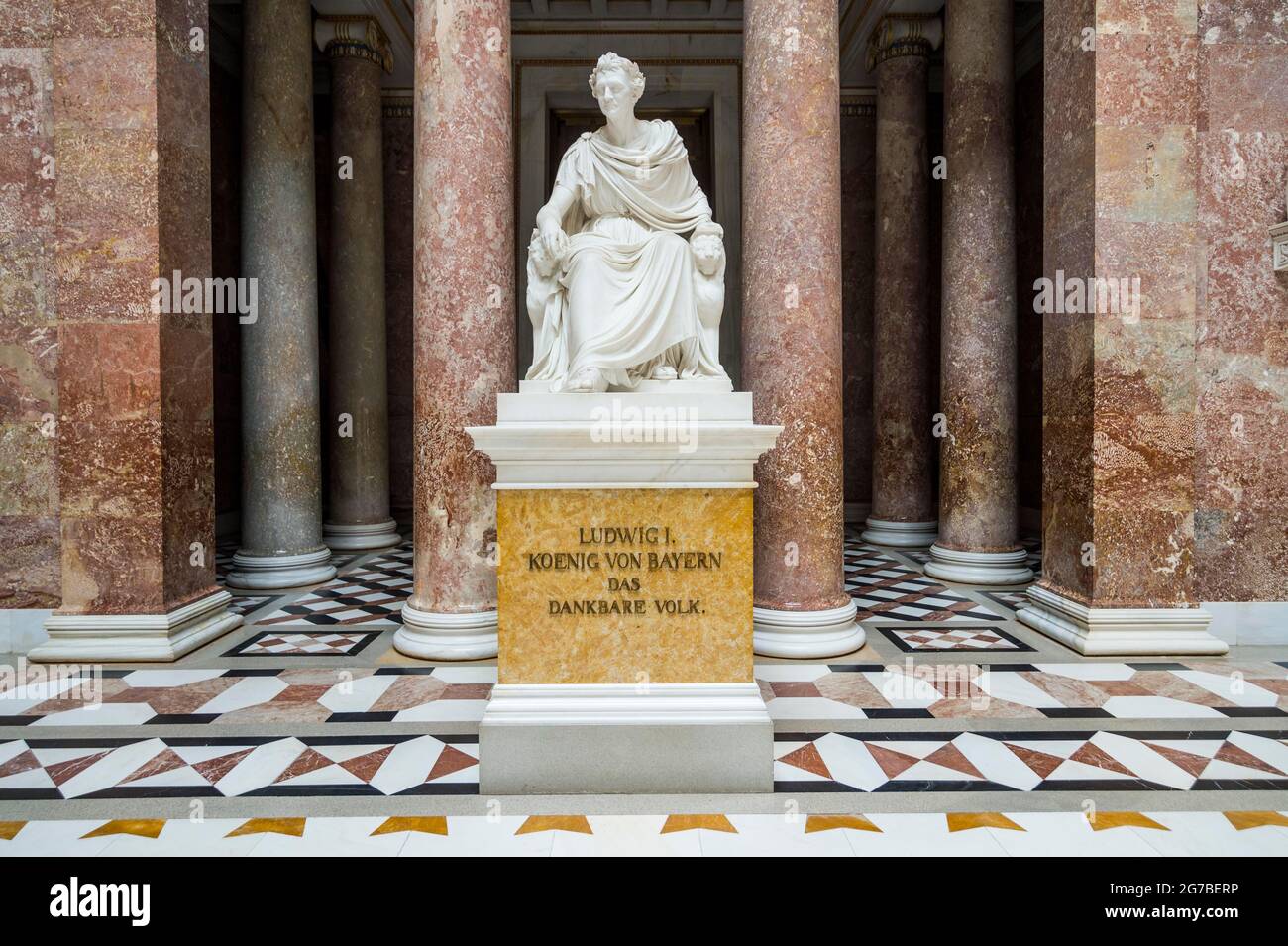 Statue king ludwig i bavaria walhalla hi-res stock photography and ...