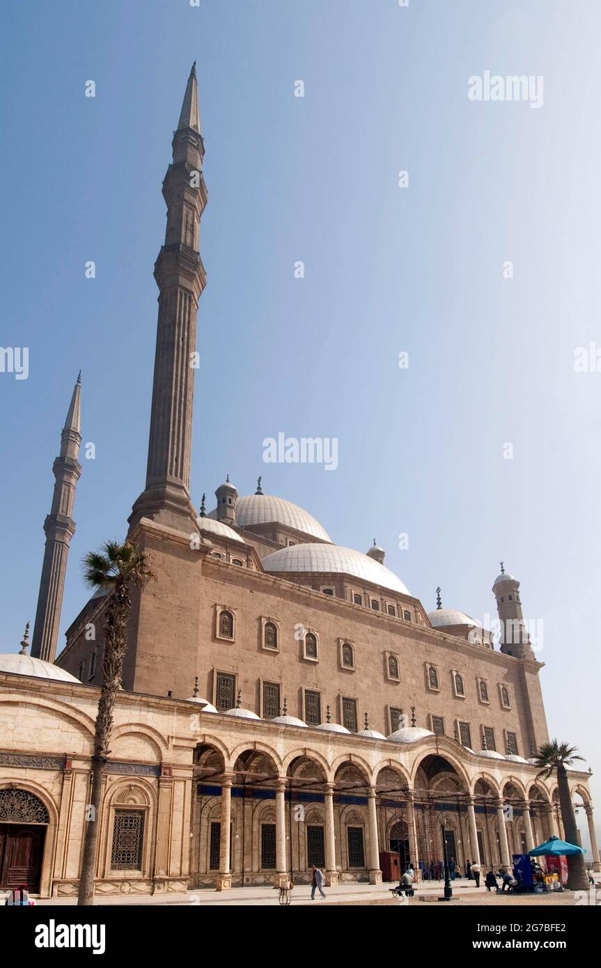 Alabaster Mosque, Minaret, Twin Minarets, Ottoman Style, Persian Style ...