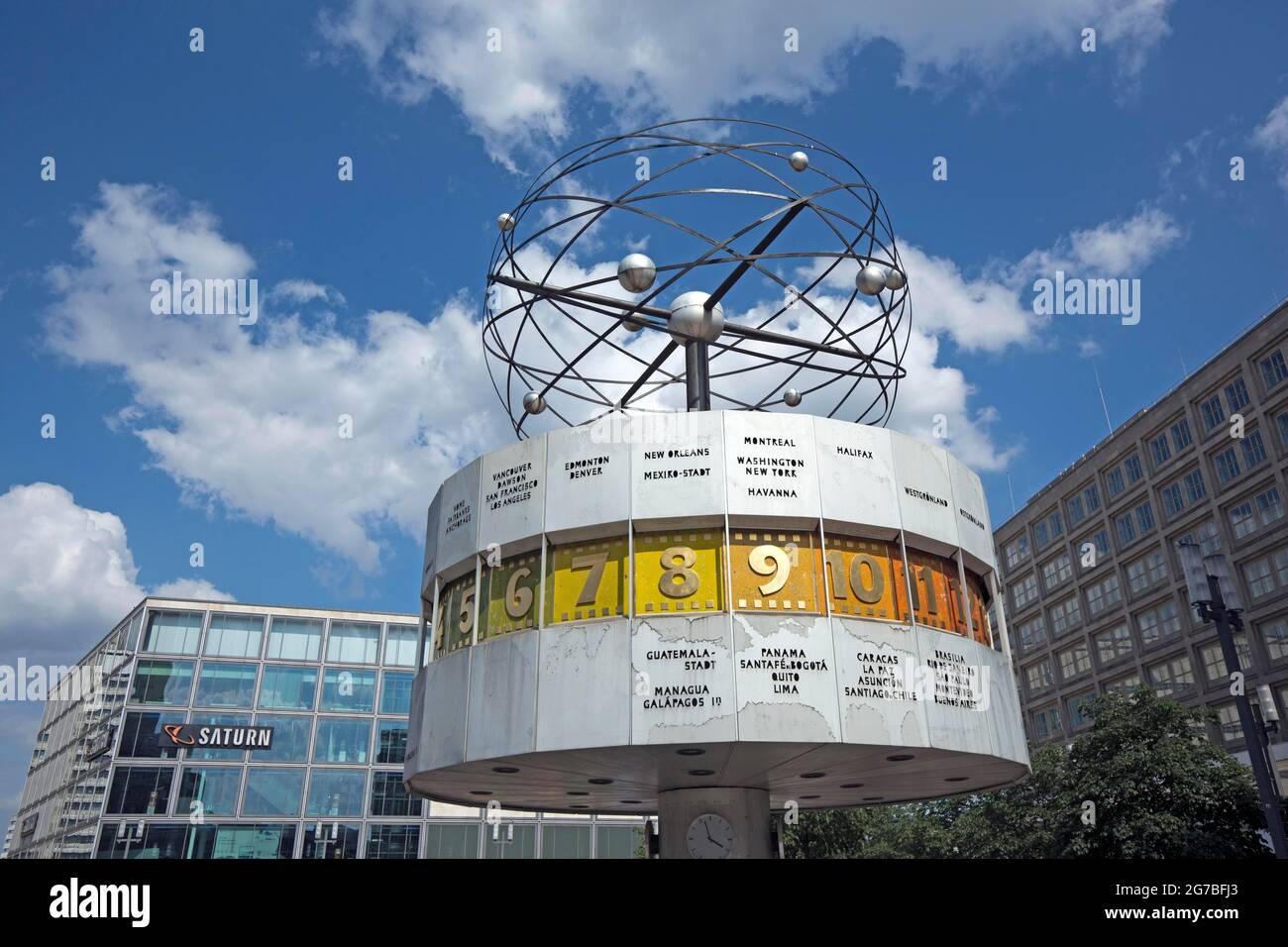 World time clock at alexanderplatz hi-res stock photography and images ...