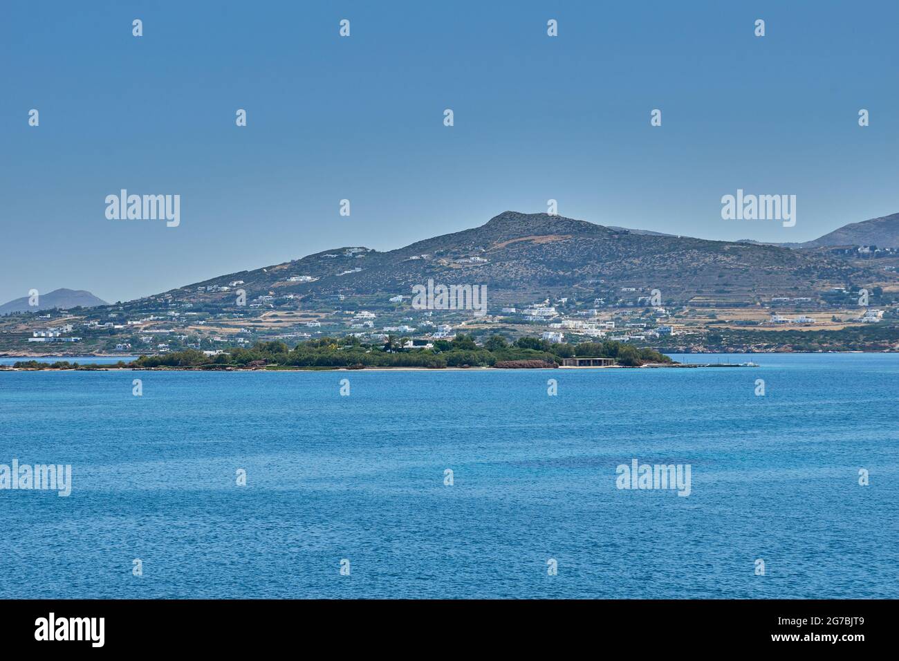 Antiparos island, Greece - June 2017: Beautiful seascape view ...