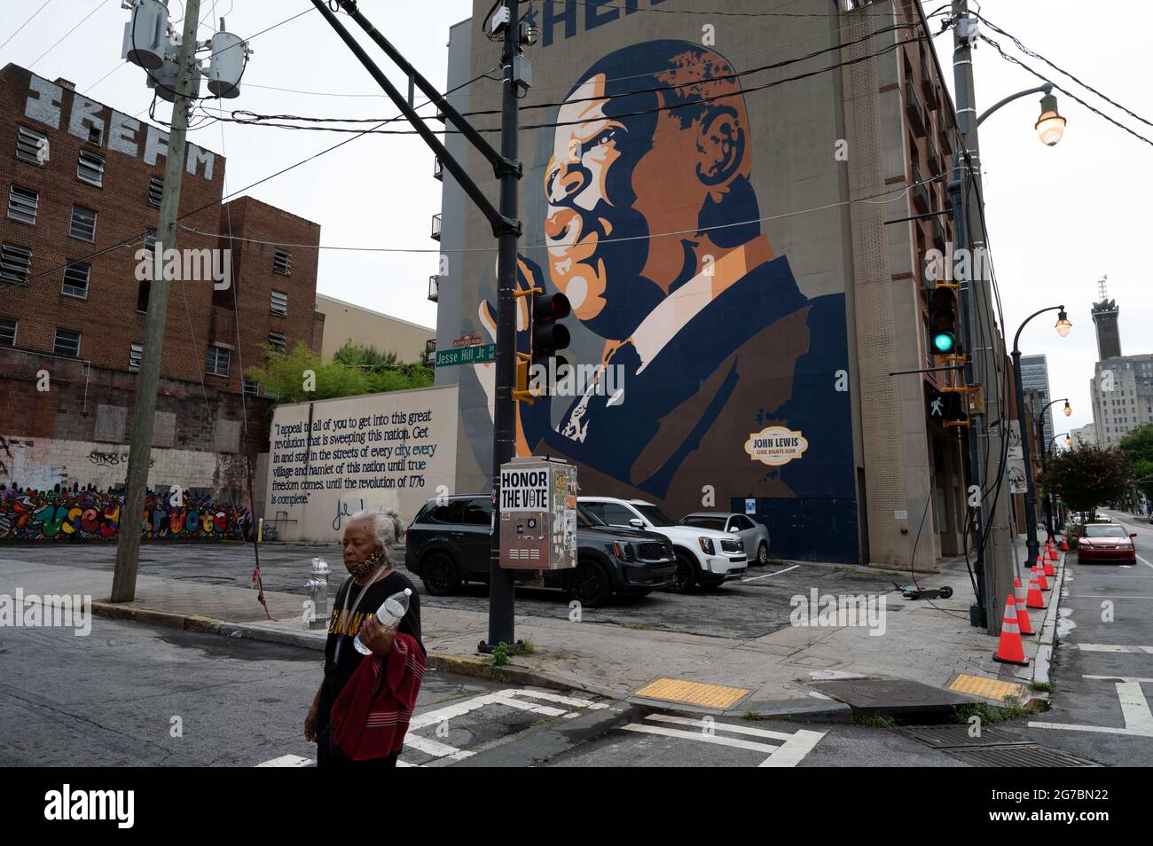 John lewis mural hi-res stock photography and images - Alamy