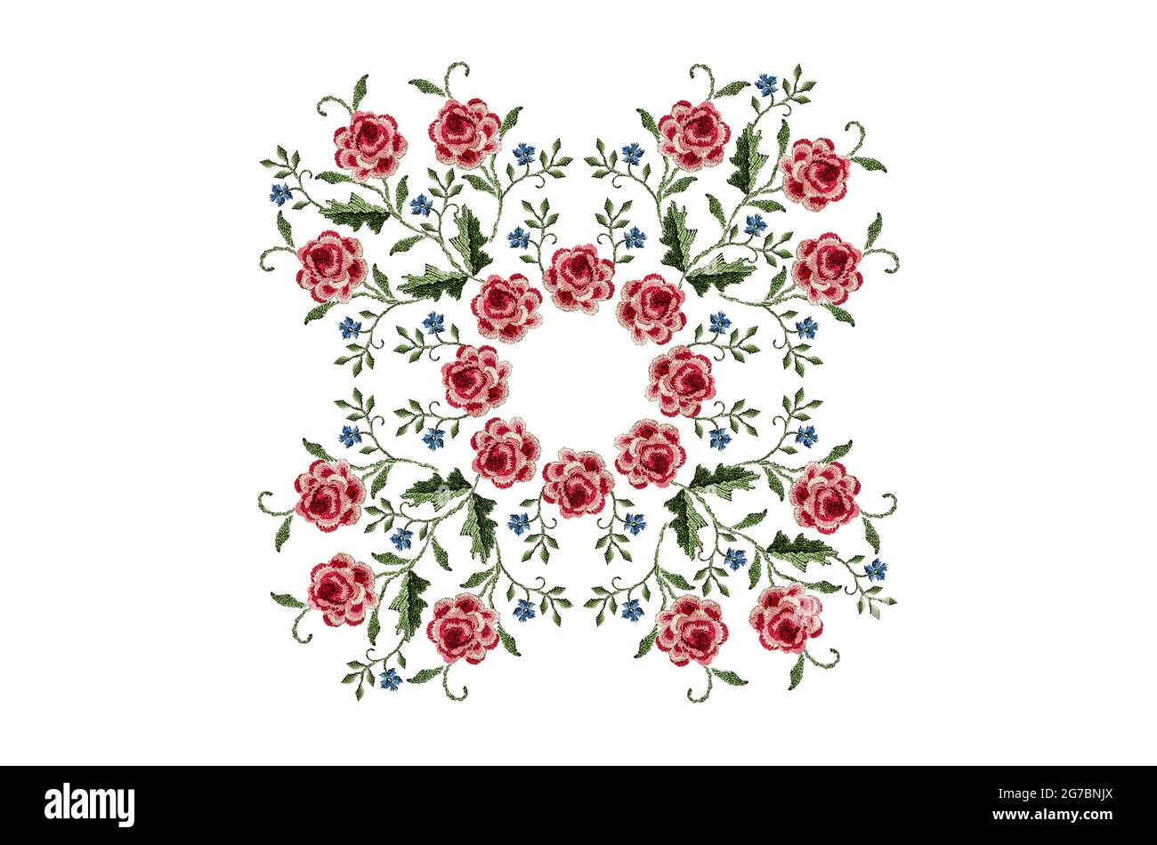 Stylized square flowers hi-res stock photography and images - Alamy