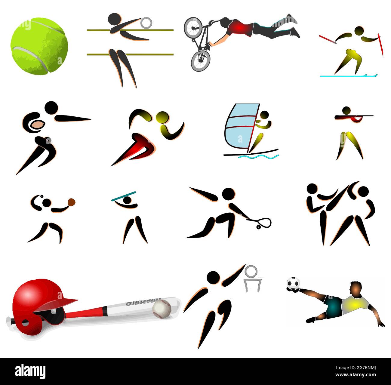 Olympic Pictograms High Resolution Stock Photography and Images - Alamy