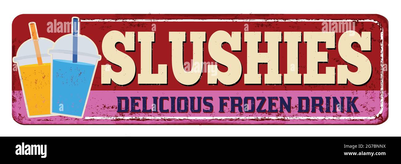 Old fashioned slushie Stock Vector Images - Alamy