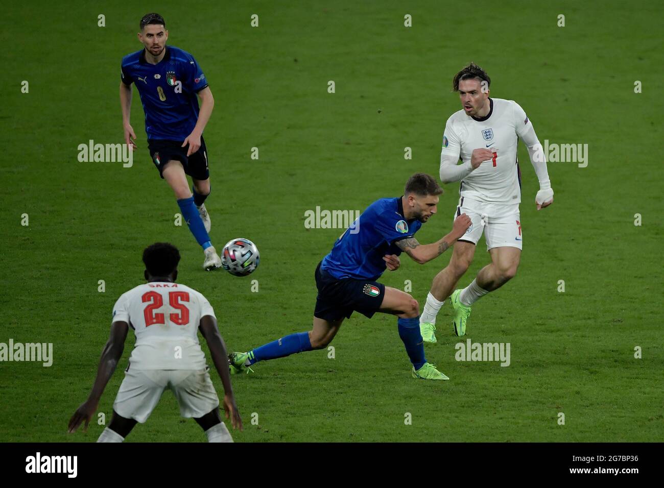 Euro 2020 england final saka hi-res stock photography and images - Alamy