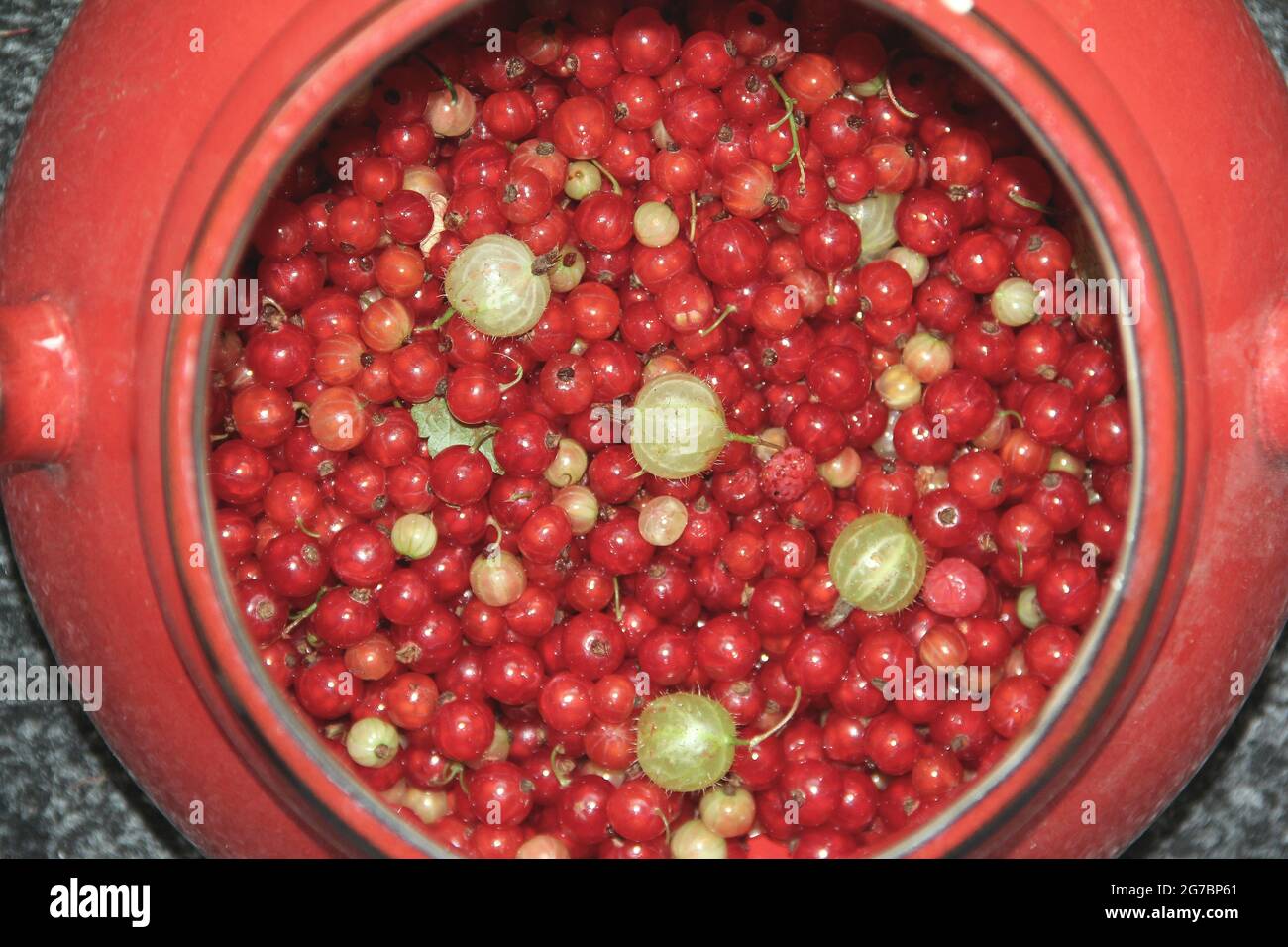 Currants In The Pot Stock Photo - Alamy