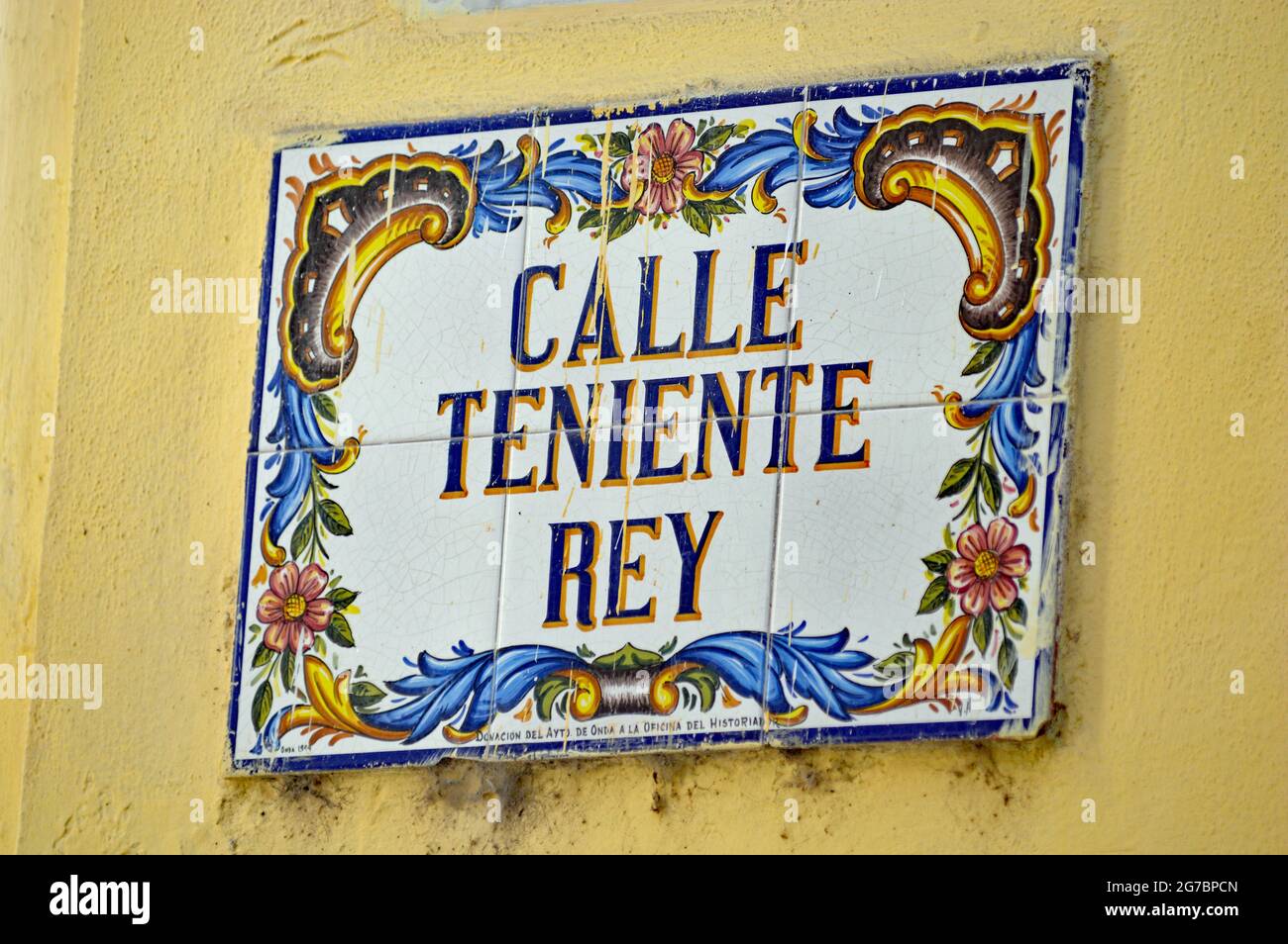 Cuban street signs hi-res stock photography and images - Alamy