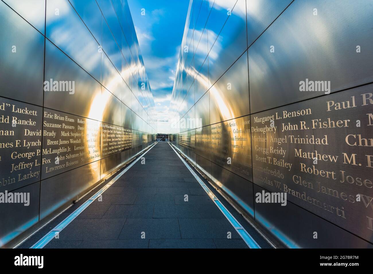 Empty Sky Memorial-9/11 Memorial, Liberty State Park, Jersey City, NJ Stock Photo - Alamy