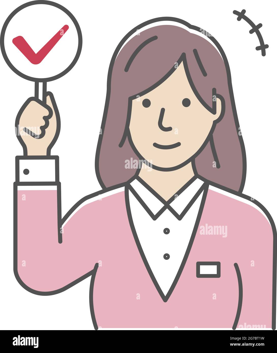 Failure and success woman Stock Vector Images - Alamy