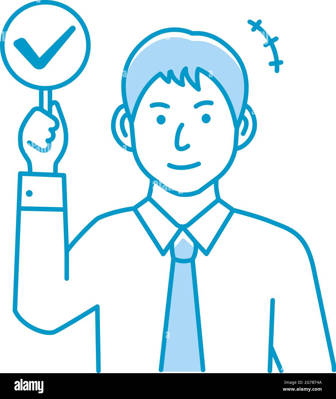 Checkmark man hi-res stock photography and images - Alamy