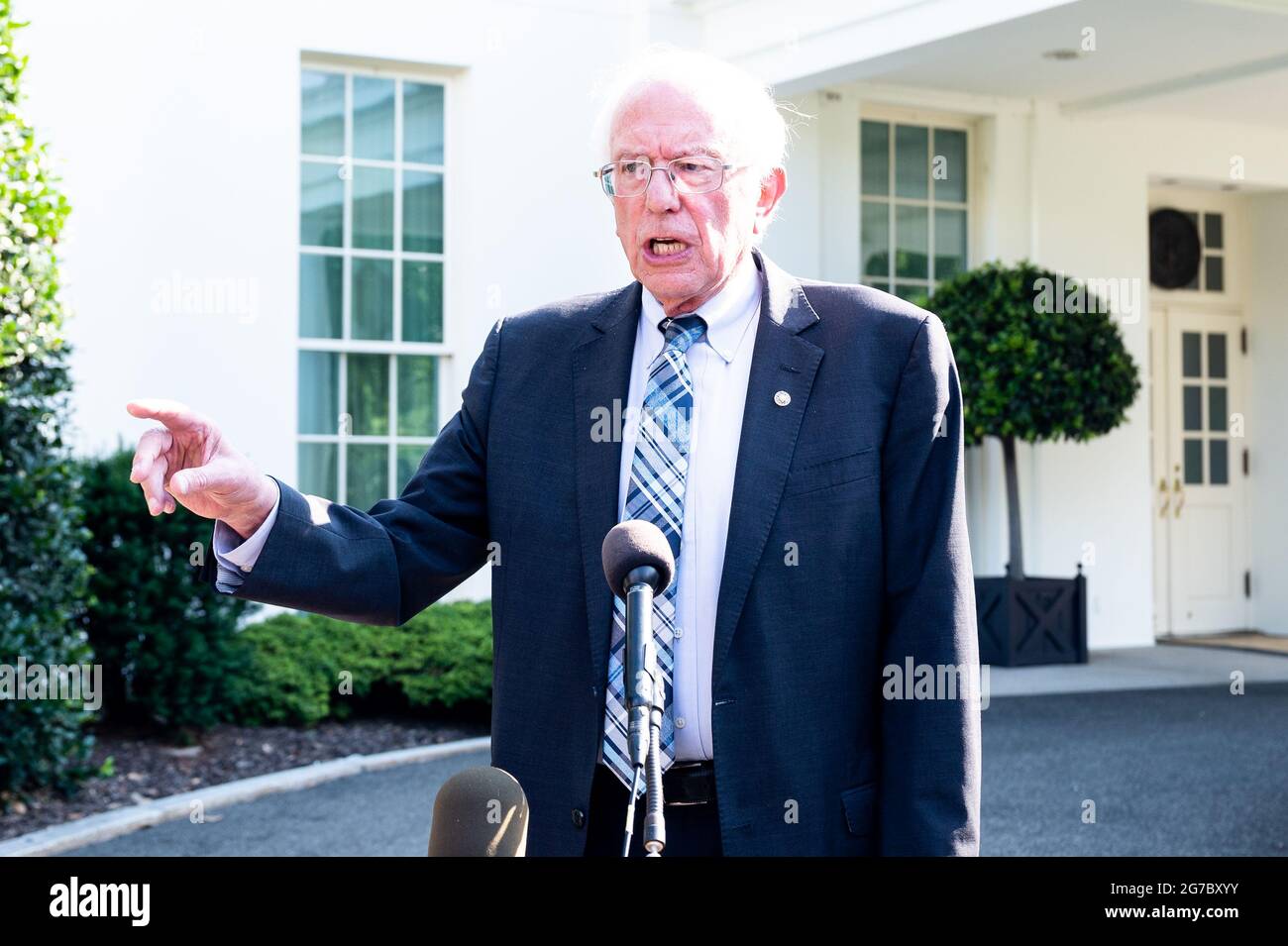 Washington, United States. 12th July, 2021. U.S. Senator Bernie Sanders ...