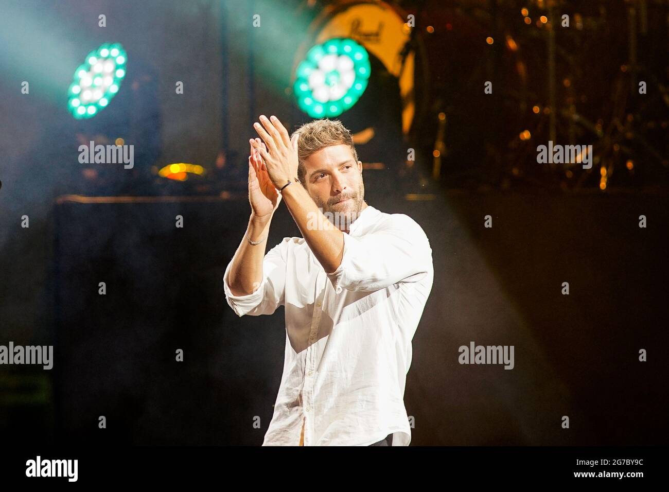 Pablo Alboran performs live on stage during the Starlite Catalana ...