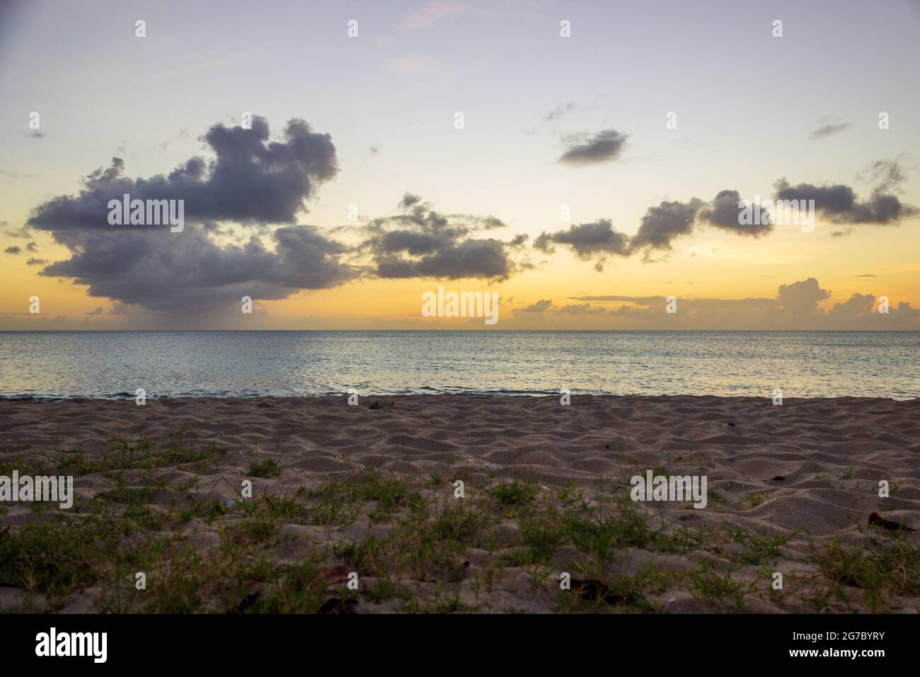 A beautiful sunset captured near Frederiksted, St. Croix, USVI Stock ...