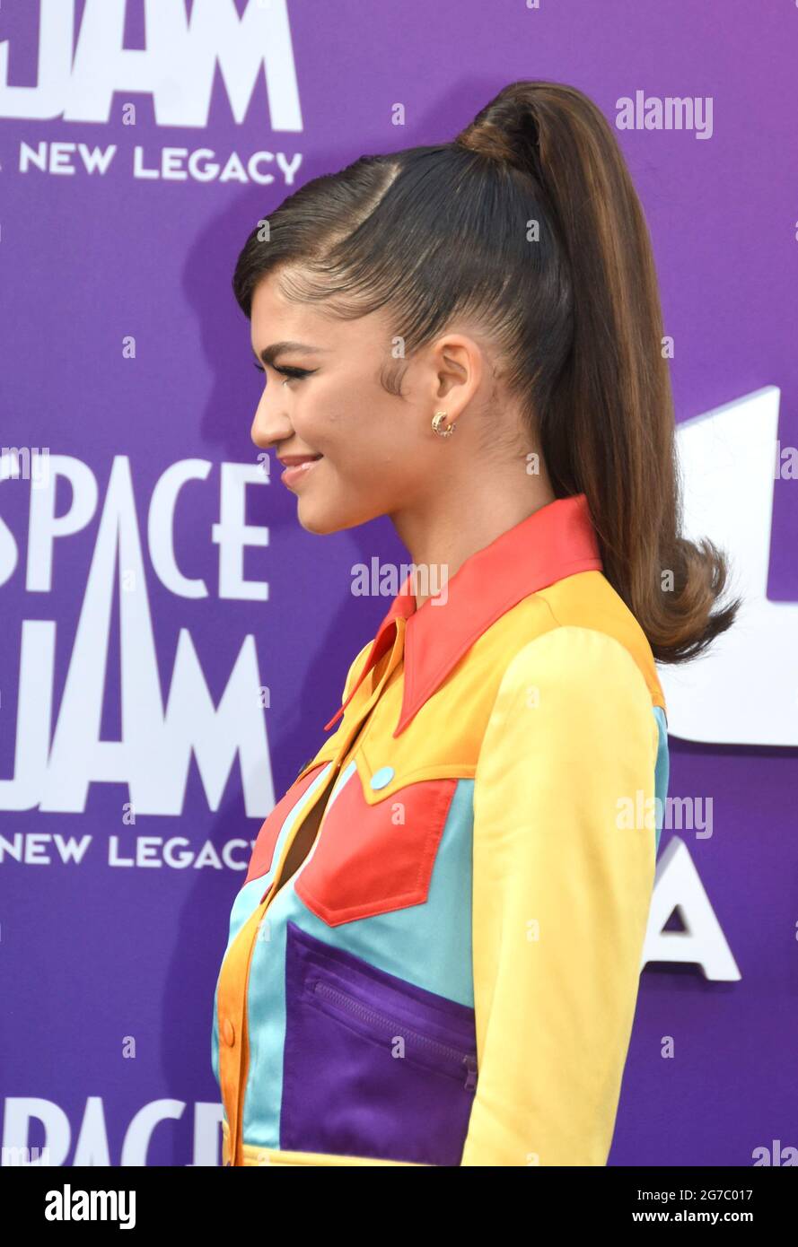 Los Angeles, California, USA 12th July 2021 Actress Zendaya attends the ...
