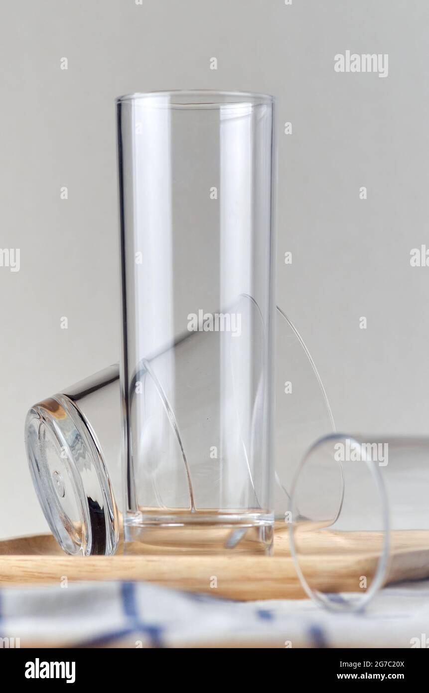 Drinking glass empty group hi-res stock photography and images - Alamy