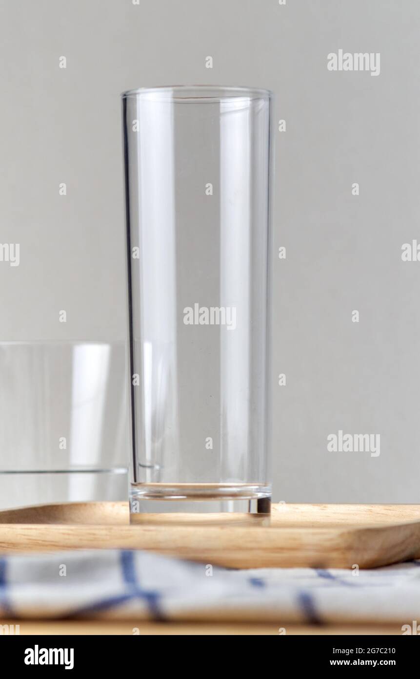 Empty drinking glass Stock Photo - Alamy